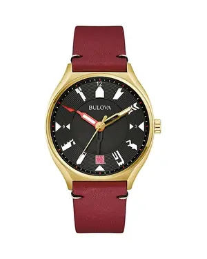 Bulova Frank Lloyd Wright 40mm Watch - Black/red