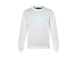 LOUIS VUITTON Damier Gradient Jacquard Pullover