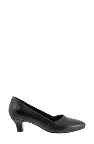 Trotters Kylie Kitten Heel Pump - Black