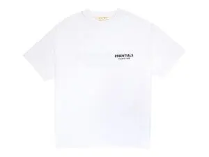 Fear Of God Essentials Classic Short Sleeve Tee Shirt - Bright White