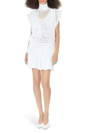 Alaïa Macramé Mini Dress