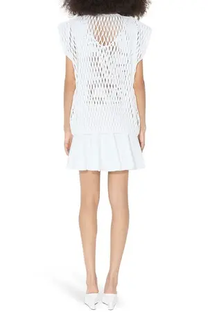 Alaïa Macramé Mini Dress