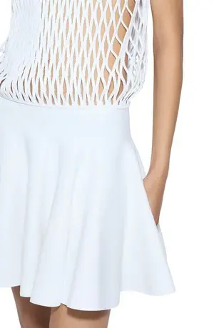 Alaïa Macramé Mini Dress