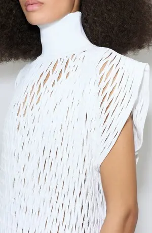 Alaïa Macramé Mini Dress