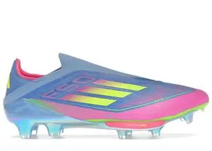 Adidas F50+ Laceless Fg Celestial Victory Pack - Blue Fusion/lucid Lemon/lucid Pink