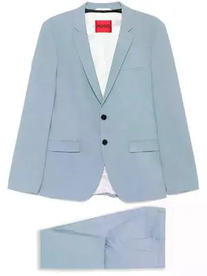Hugo Single-breasted Suit - Blue