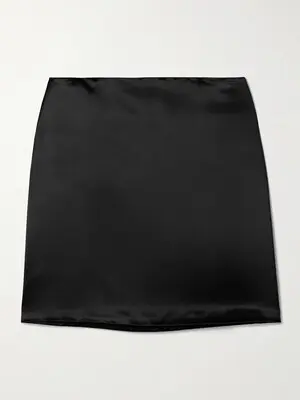 KALLMEYER Shiloh Satin Mini Skirt