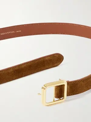 Lié Studio The Georgia Wide Suede Belt