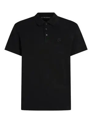 Karl Lagerfeld Embroidered Polos For Men