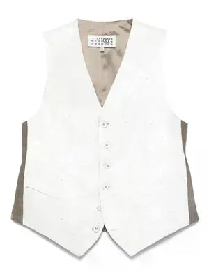 Women's White Waistcoat
