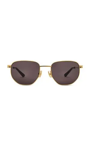 Bottega Veneta Split Sunglasses - Gold & Grey