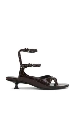 Croc Effect Sandals For Women