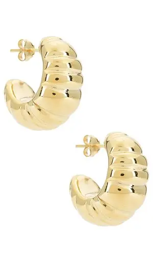 Maison Irem Logan Hoop Earrings - Gold