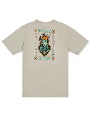 BAJA LLAMA Agave El Sativo Primo Graphic Tee - Cream