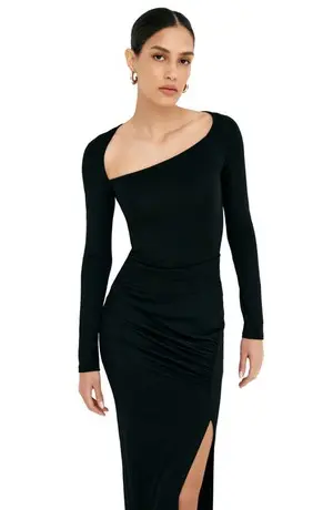 MARCELLA Mariah Asymmetric Neck Top
