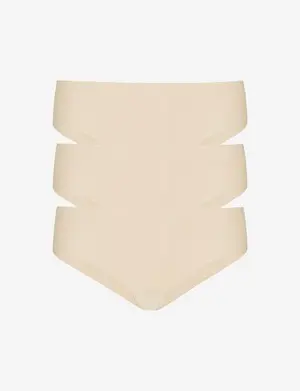 Commando Cotton Bikini 3-pack - Black