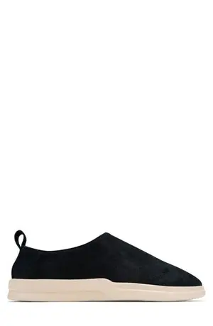 LUSSO CLOUD Gehry Suede Clog - Jet Black /shortbread