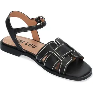 BIBI LOU Holly Ankle Strap Sandal - Black