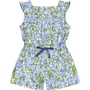 Busy Bees Gwynnie Romper - Blue Hydrangea