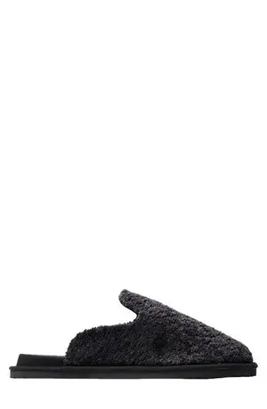 LUSSO CLOUD Draper Bouclé Slipper - Thuma Ebony