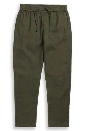 Rodd & Gunn Linen Resort Pants - Dark Olive
