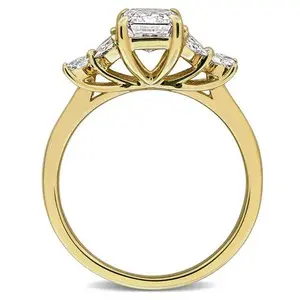 JULIANNA B. Lab-grown Diamond Cluster Ring 14k