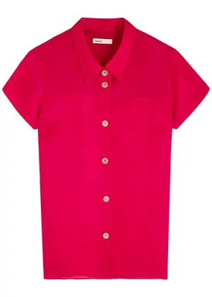 Khaite Keefe Semi-sheer Silk Shirt
