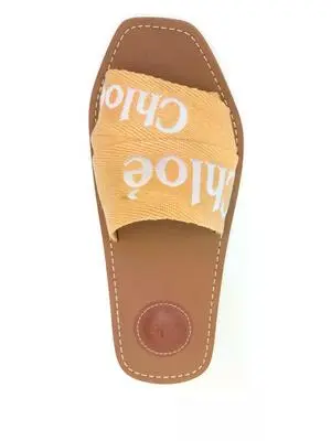 Chloé Woody Slides - Yellow