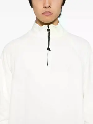C.P. COMPANY Light Fleece Sweatshirt - White
