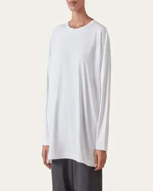 Eskandar Long-sleeve Top - White