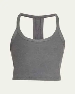 Beyond Yoga Spacedye Cropped Tank Top - Dkgray