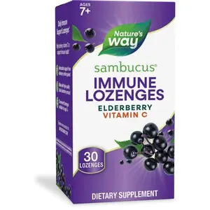 NATURE'S WAY Sambucus Original Lozenges 30 Lozenges - One-color