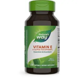 NATURE'S WAY Vitamin E D-alpha Tocopherol 100 Softgels - One-color