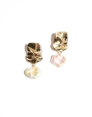 ODETTE NEW YORK Pearl Fender Earrings