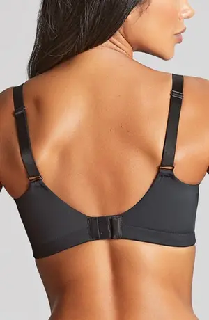Panache Rocha Full Coverage Lace Side Support Wireless Bra - Black