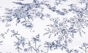 PETITE PLUME Timeless Toile Cotton Percale Duvet Cover & Shams Set