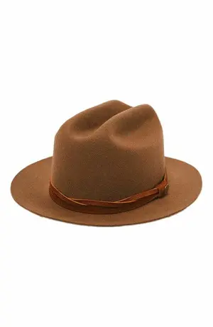 TWO ROADS HAT CO. Elliston Rancher Fedora - Brown