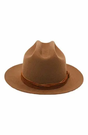 TWO ROADS HAT CO. Elliston Rancher Fedora - Brown