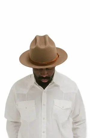 TWO ROADS HAT CO. Elliston Rancher Fedora - Brown