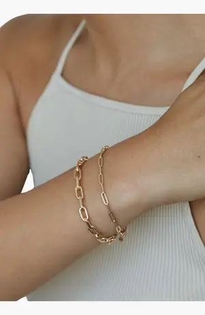 KINN Paperclip Link Chain Bracelet