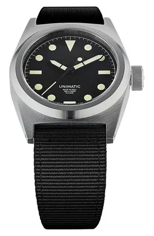 UNIMATIC Modello Due Automatic Strap Watch