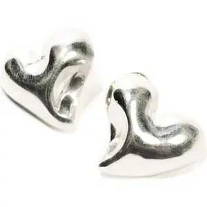 ODETTE NEW YORK Sculptural Heart Earrings - Sterling Silver