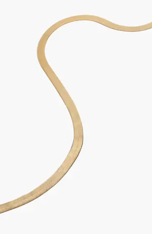 KINN Carter Herringbone Chain Necklace - 16-18 Inch