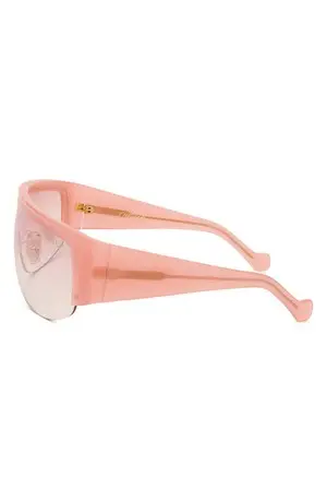 Dezi Thique Oversize Shield Sunglasses - Thique Peach/peach Faded