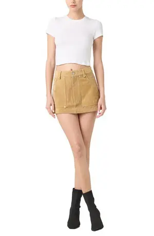 Blanknyc Suede Mini Skirt