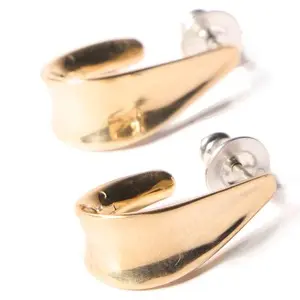 ODETTE NEW YORK Ancre Hoop Earrings - Brass
