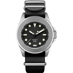 UNIMATIC Classic Strap Watch - Black Steel