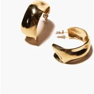 ODETTE NEW YORK Sanne Hoop Earrings - Brass