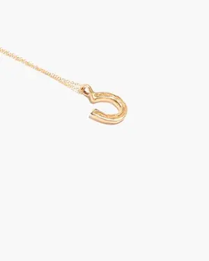 ODETTE NEW YORK Horseshoe Pendant Necklace