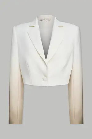 ET OCHS Jasper Ombré Cropped Blazer